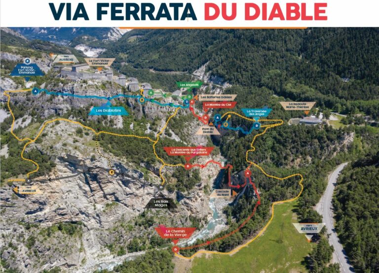 Via Ferrata du Diable - Barrière des forts de l'Esseillon